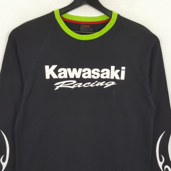 KAWASAKI RACING Japanese Motorsports Long Sleeve Tshi… - Gem