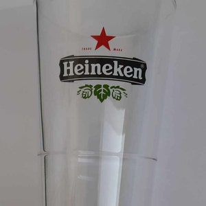 Rare Heineken Beer Glass. Heineken Glassware. Drinking Goblet. Dutch ...