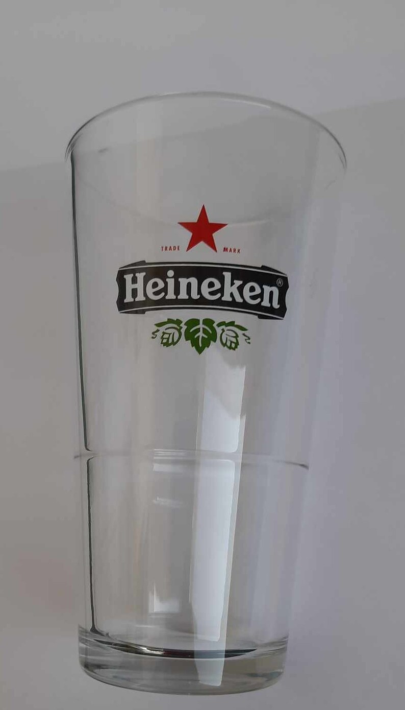 Rare Heineken Beer Glass. Heineken Glassware. Drinking Goblet. Dutch ...