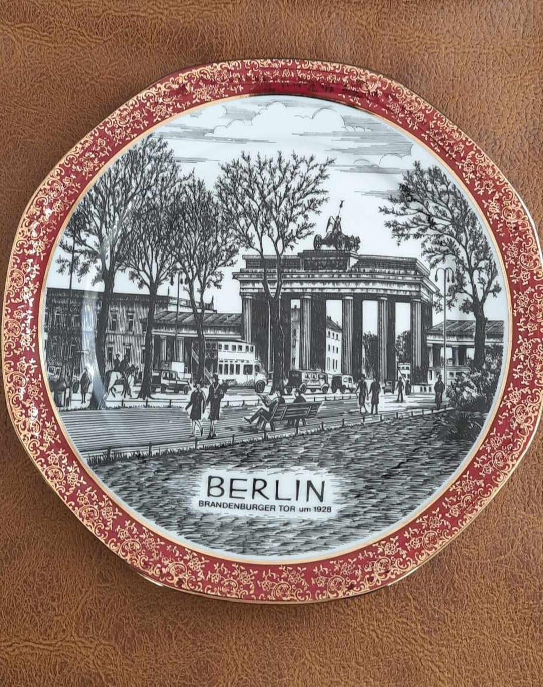 Berlin Large Porcelain Wall Plate. Vintage German Souvenir. Art ...