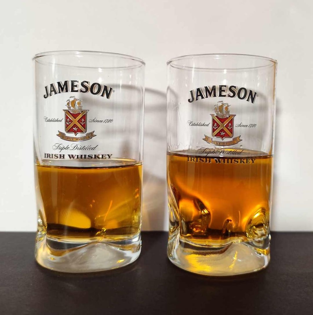 Jameson Whiskey Collectible Glasses. Vintage Jameson Rock Glasses ...