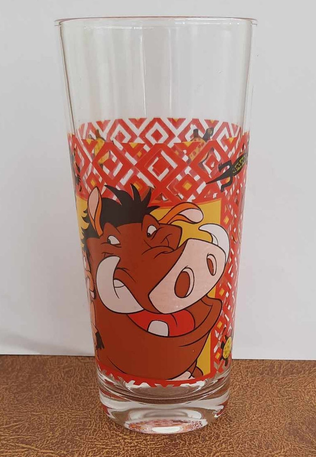 Vintage Lion King Glass. Disney's Collectibles. 90s Kid's Glass Cup ...