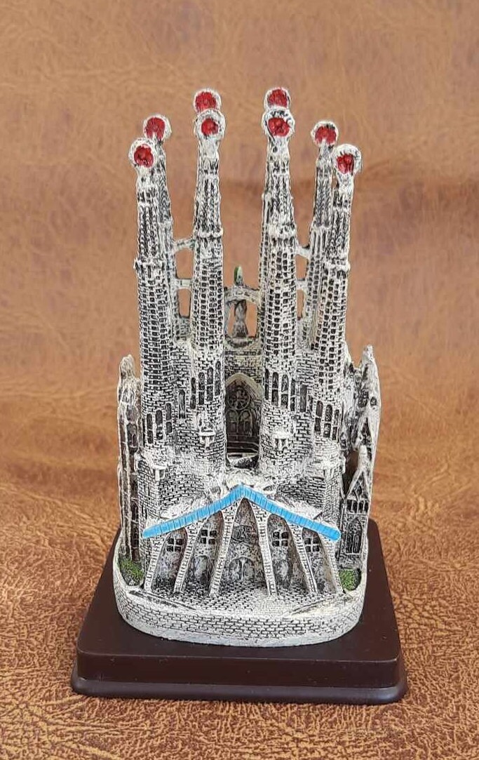 4 3D Model of Sagrada Familia Cathedral. A Model of Gaudi's Cathedral ...
