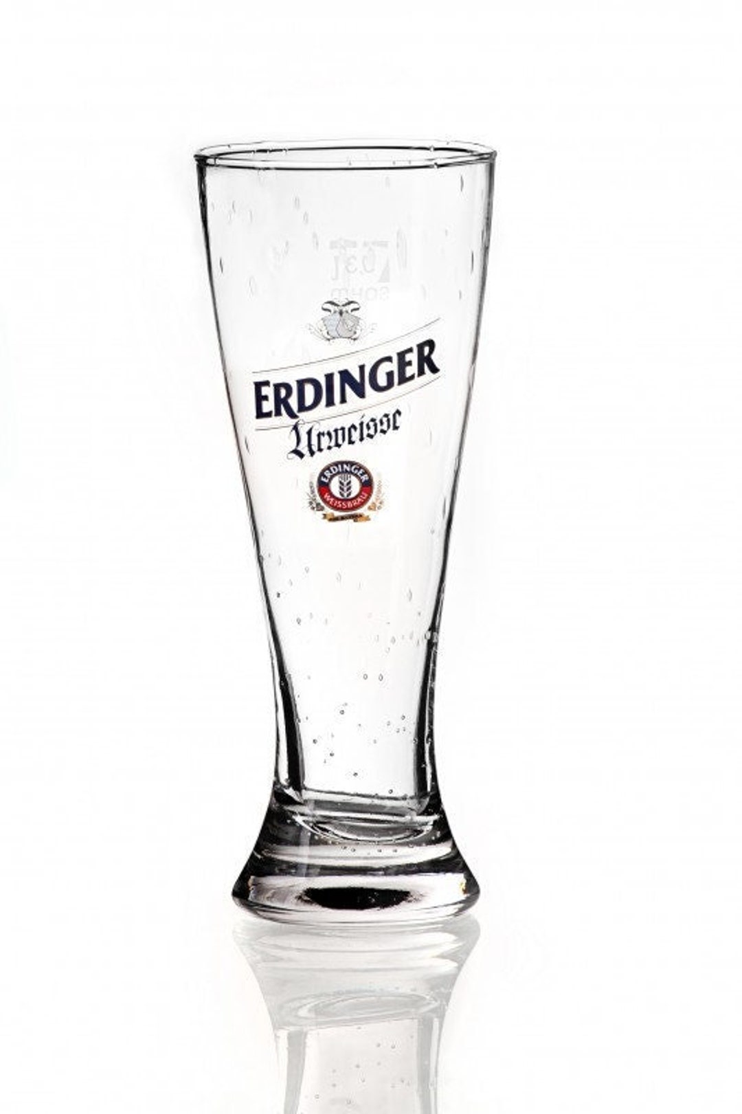 Rare Erdinger Weißbräu Beer Glass. Vintage Erdinger Glassware. Drinking ...