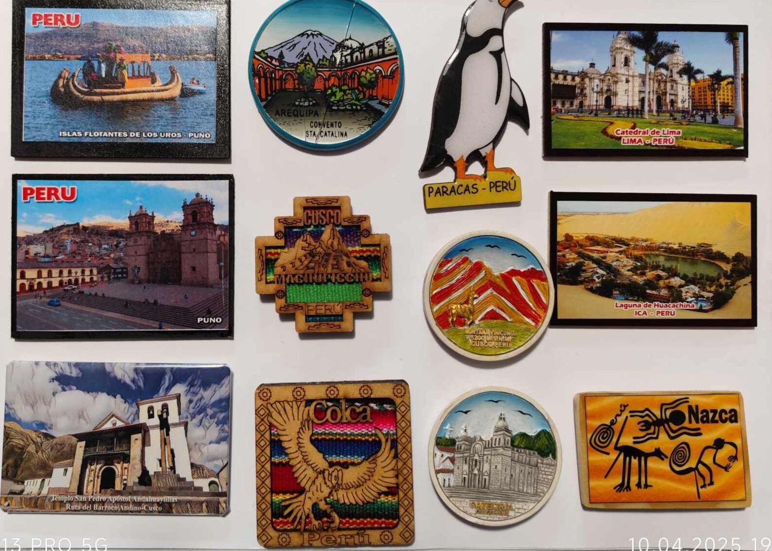 Peruvian Magnets. Lima, Cusco, Colca Canyon, Rainbow Mountain, Puno ...