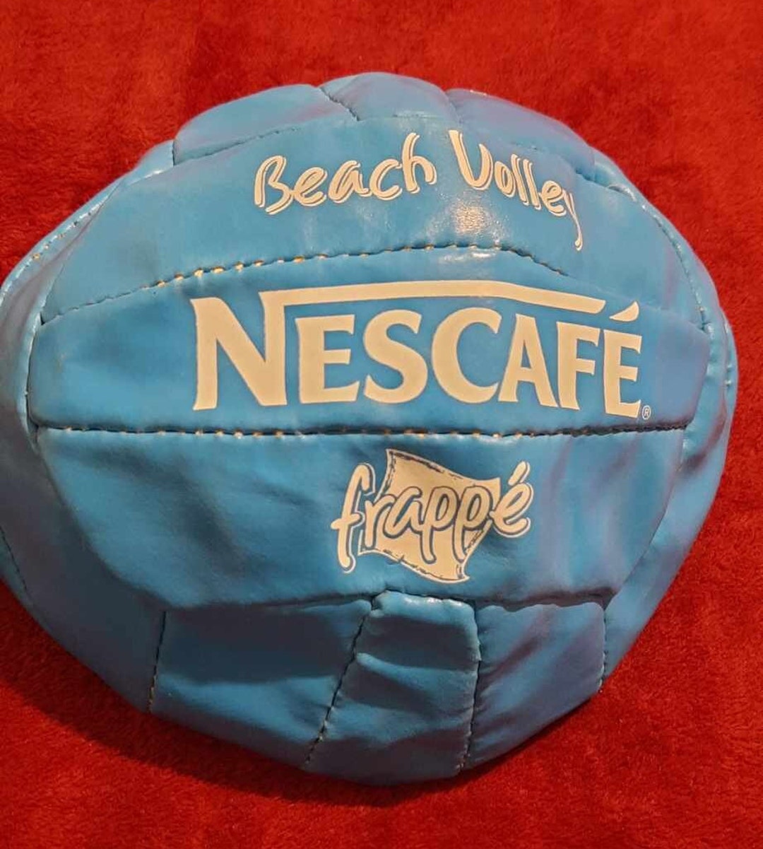 Nestle Collectible Ball. Nescafe Frappe Promotional Ball. Vintage Beach ...