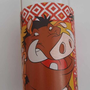 Vintage Lion King Glass. Disney's Collectibles. 90s Kid's Glass Cup ...