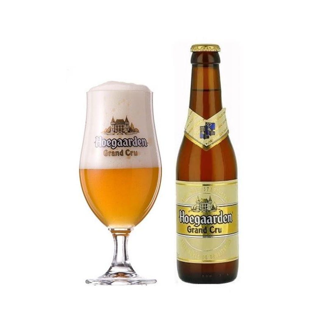 Hoegaarden Grand Cru Stemmed Belgian Beer Chalice. 11 Oz. Beer Glass ...