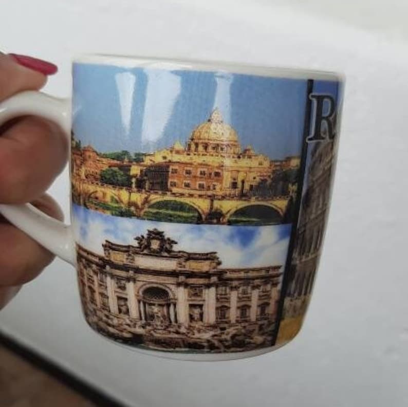 Rome Collectible Cups. Set of 2 Coffee Cups. Vintage Coffee - Etsy