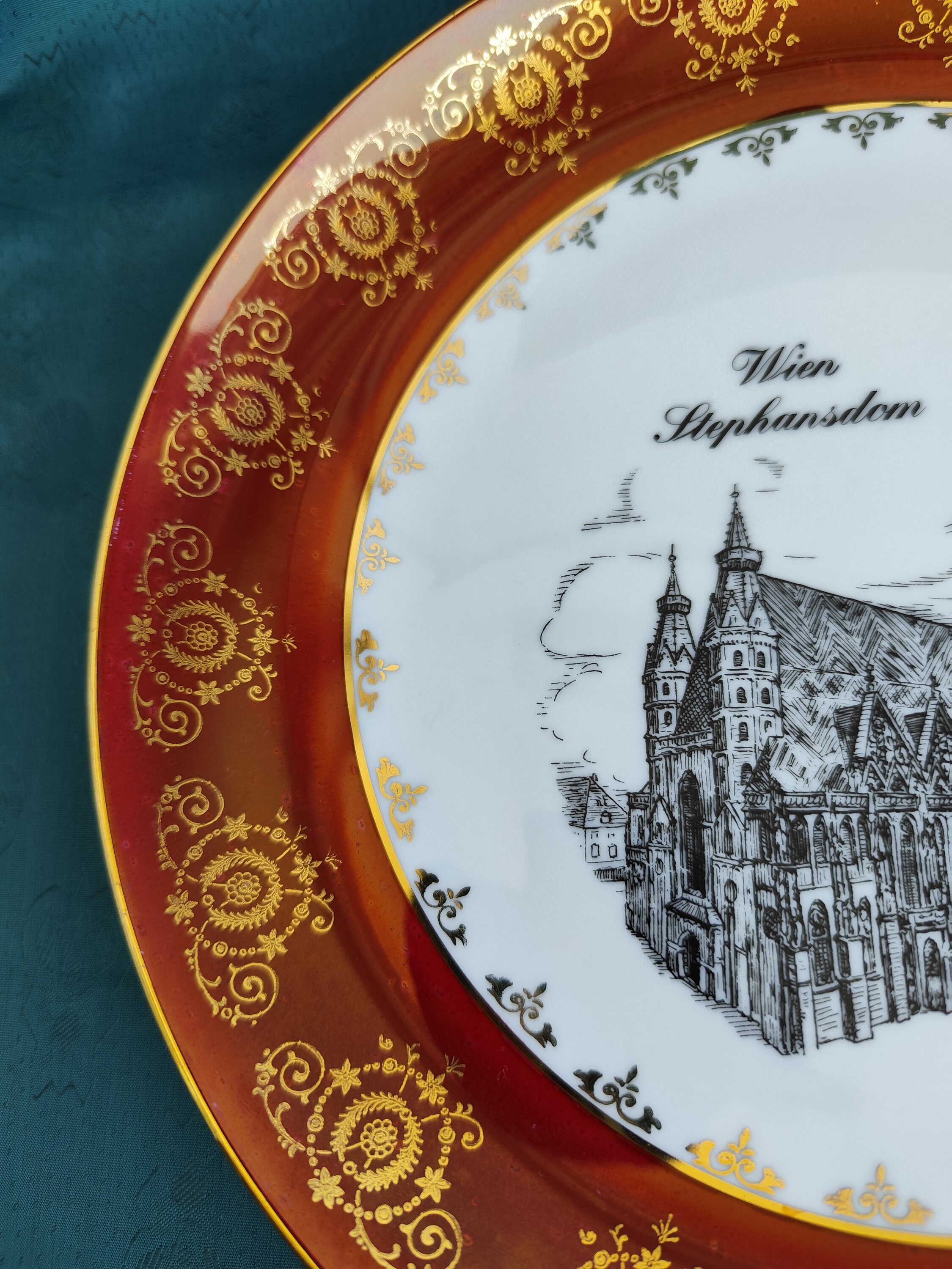 10 Vienna Extra Large Porcelain Wall Plate. Vintage Plate From Austria ...