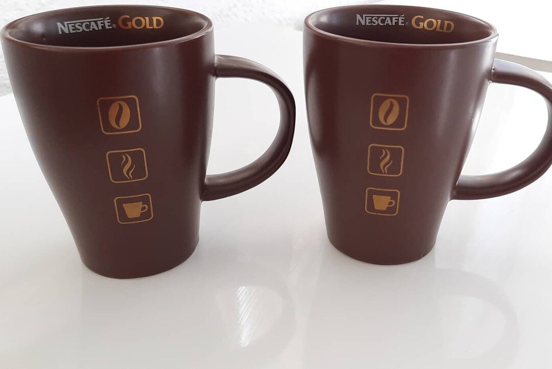 Nescafe Collectible Cups. Sets of 2 Coffee Cups. Vintage Hot Chocolate ...