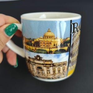 Rome Collectible Cups. Set of 2 Coffee Cups. Vintage Espresso Cups ...