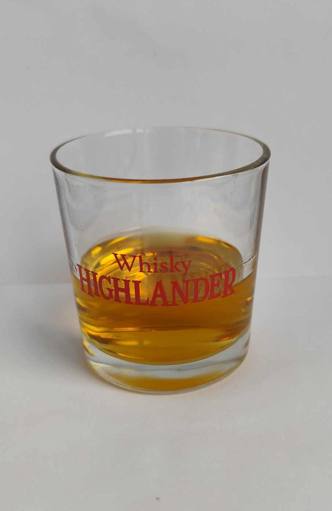 Highlander Scotch Whisky Collectible Glass. Drinking Glass. Vintage ...