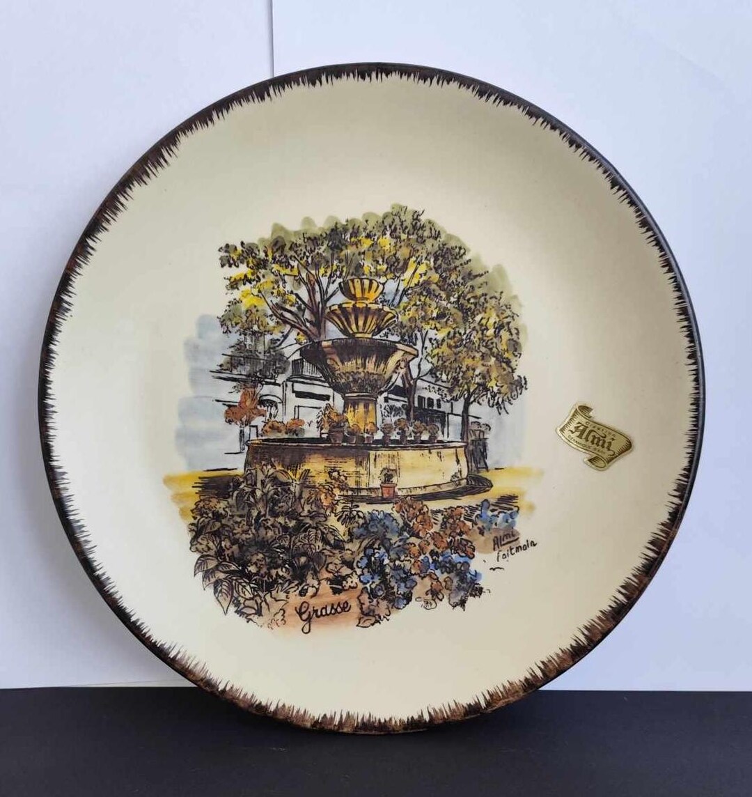 10 Graz Large Porcelain Wall Plate. Vintage Plate From Austria ...