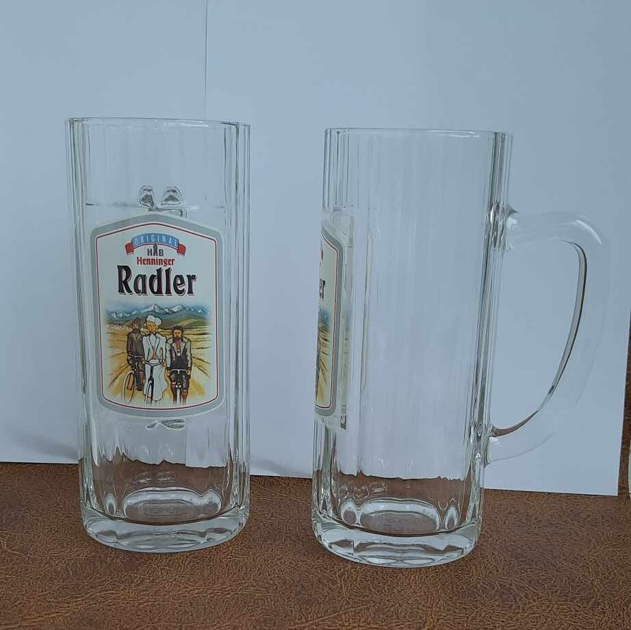 Rare Radler Henninger Beer Glass. Radler Glassware. German Beer Glass ...