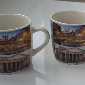 Rome Collectible Cups. Set of 2 Coffee Cups. Vintage Coffee - Etsy