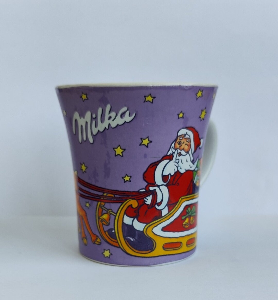 Milka Collectible Milk Cup. Milka Christmas Edition Cup. Vintage Hot ...