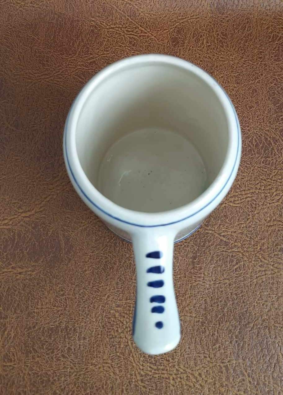 Heineken Beer Mug. Vintage Delft Blue Beer Mug. Dutch Hand Painted ...