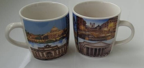 Rome Collectible Cups. Set of 2 Coffee Cups. Vintage Coffee - Etsy