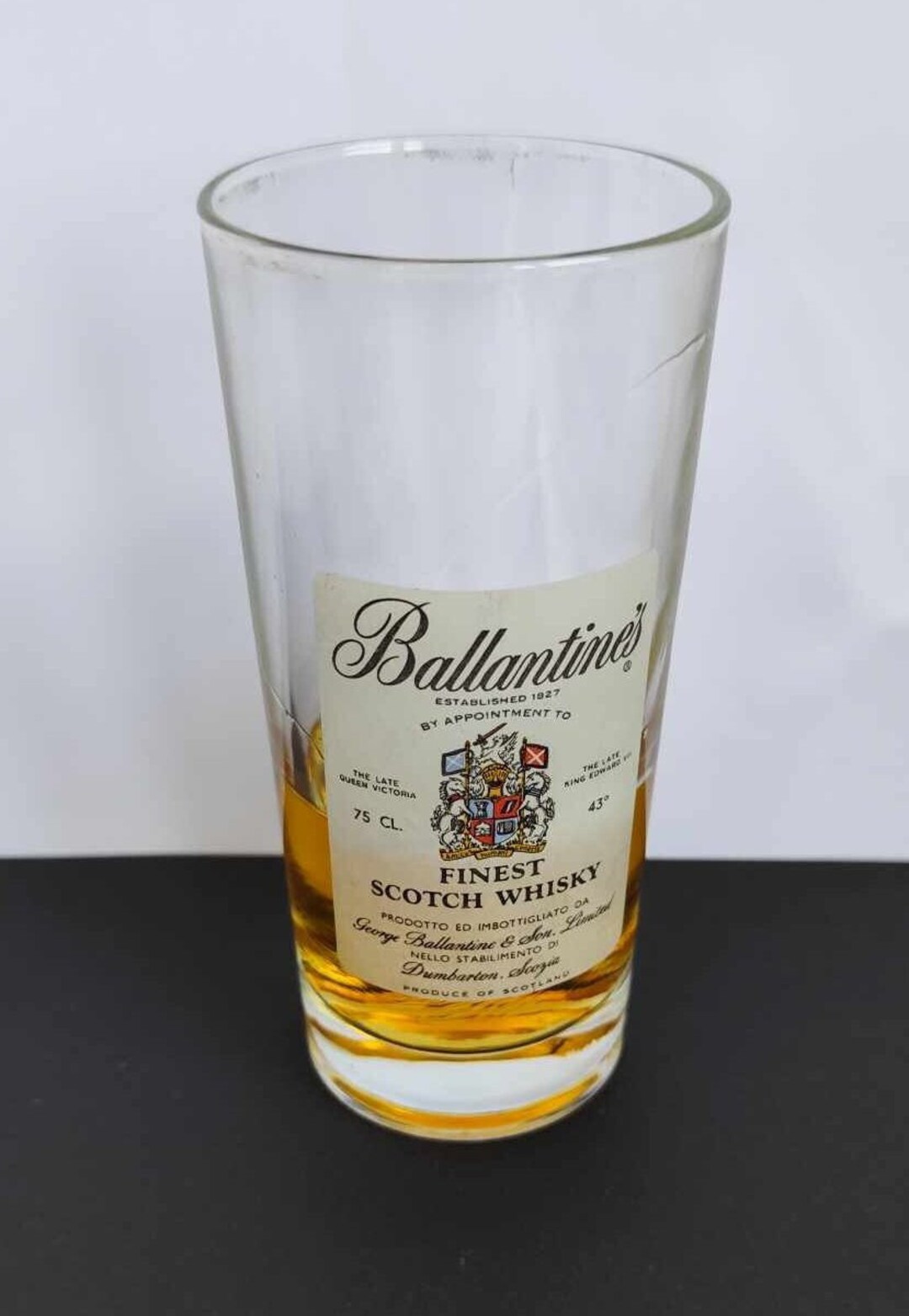 Ballantine's Whiskey Collectible Glass. Scotch Ballantine's ...