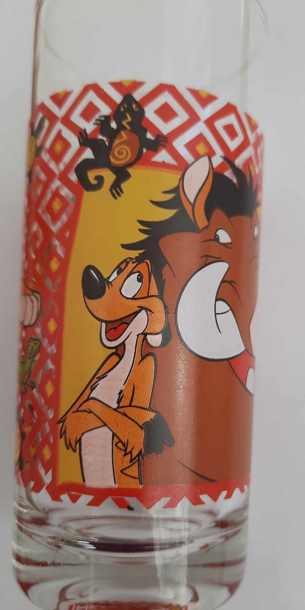 Vintage Lion King Glass. Disney's Collectibles. 90s Kid's Glass Cup ...