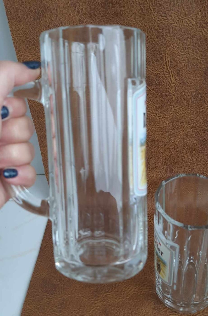 Rare Radler Henninger Beer Glass. Radler Glassware. German Beer Glass ...