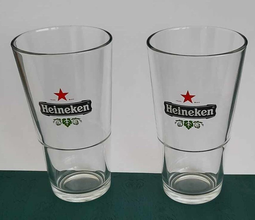 Rare Heineken Beer Glass. Heineken Glassware. Drinking Goblet. Dutch ...