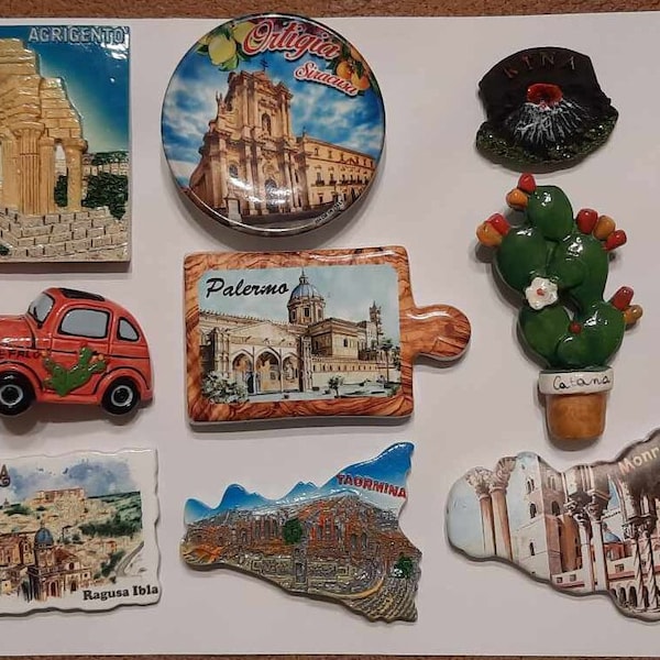 Volcano Magnet - Etsy