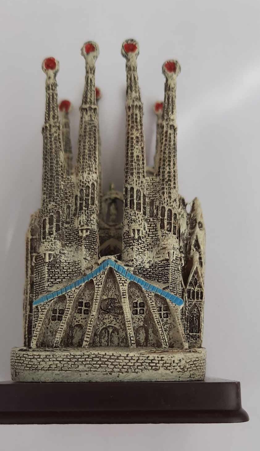 4 3D Model of Sagrada Familia Cathedral. A Model of Gaudi's Cathedral ...