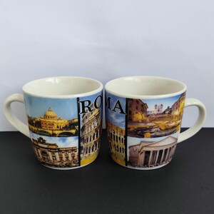 Rome Collectible Cups. Set of 2 Coffee Cups. Vintage Espresso Cups ...