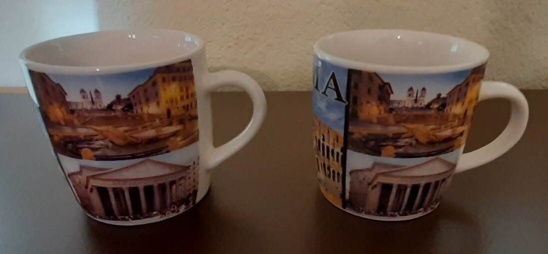 Rome Collectible Cups. Set of 2 Coffee Cups. Vintage Coffee - Etsy
