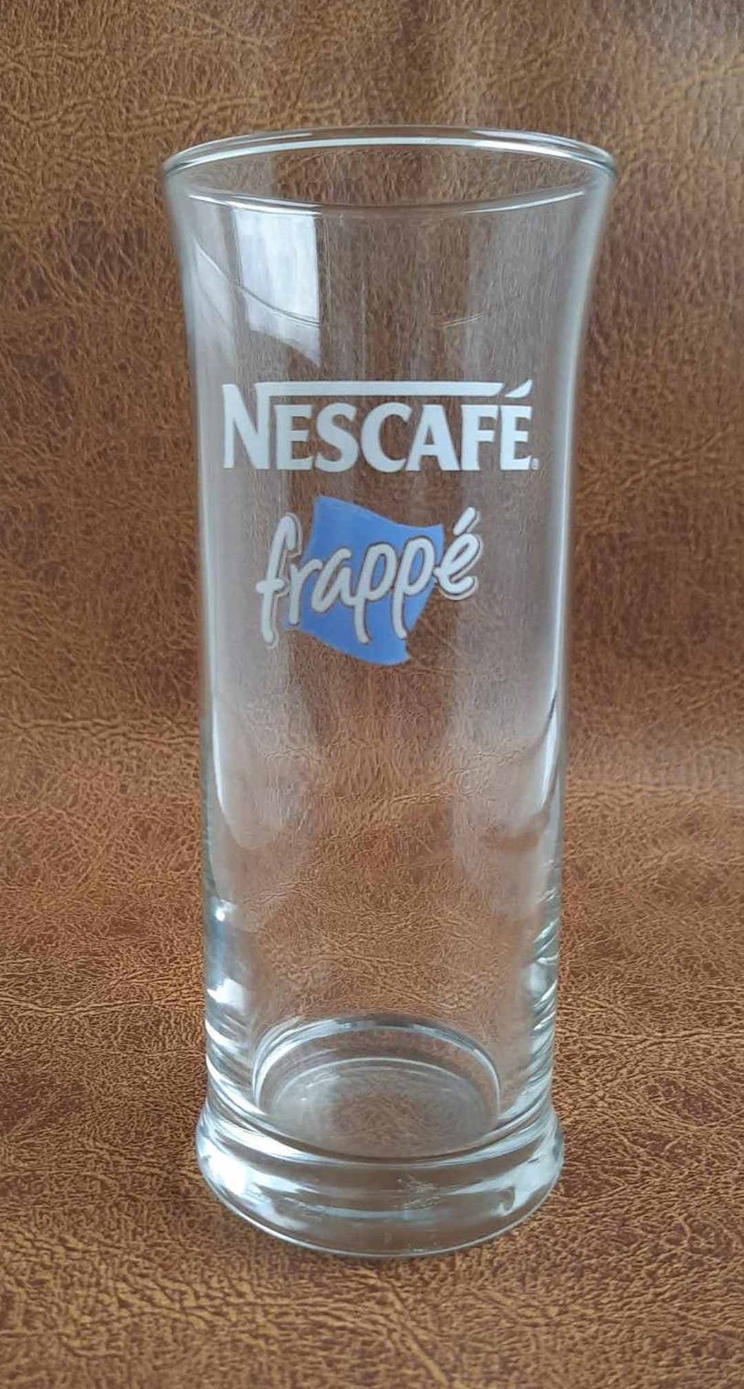 Vintage Nescafe Frappe Promo Glass. Instant Coffee Glass Cup. Nescafe ...