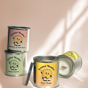 Ube Candle 8oz Candle Scented Candle Coconut Soy Wax Candle Candle Gift ...