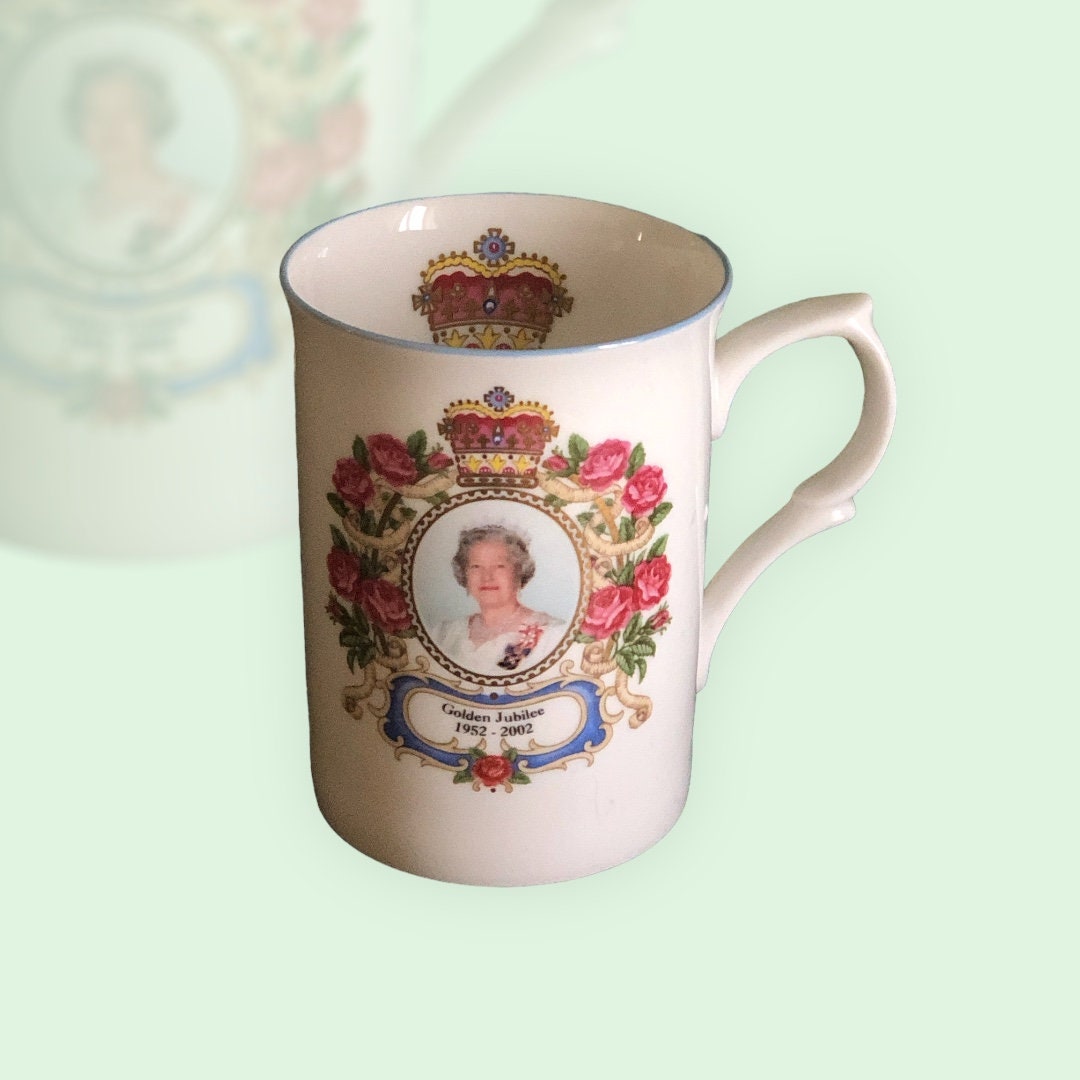 Commemorative Mug Queen Elizabeth II Golden Jubilee 2002 Just Mugs LTD ...