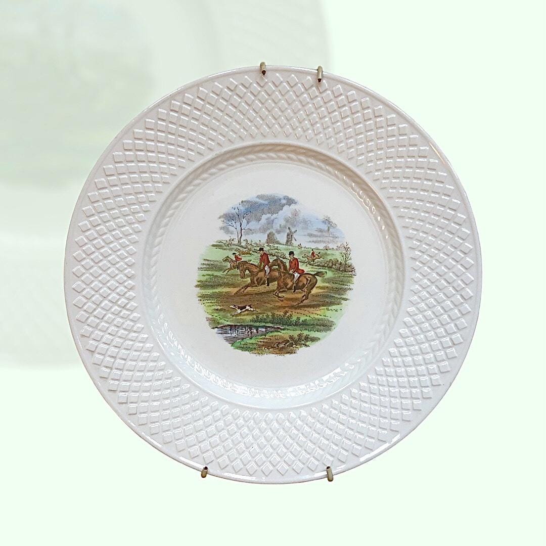 Copeland Spode Copeland Spode mansard With Fox Hunting Scene Copeland ...