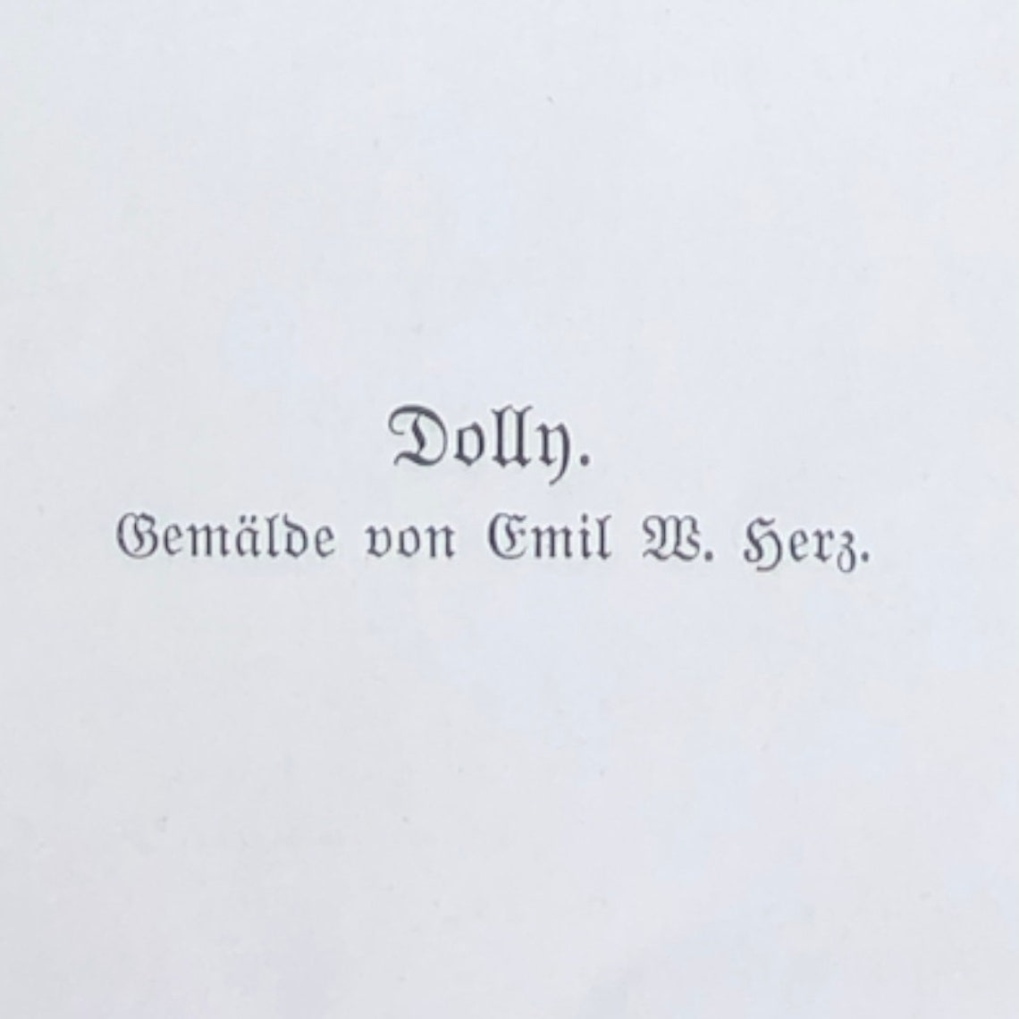 Dog Image Print dolln Designed by Emil W. Herz - Etsy