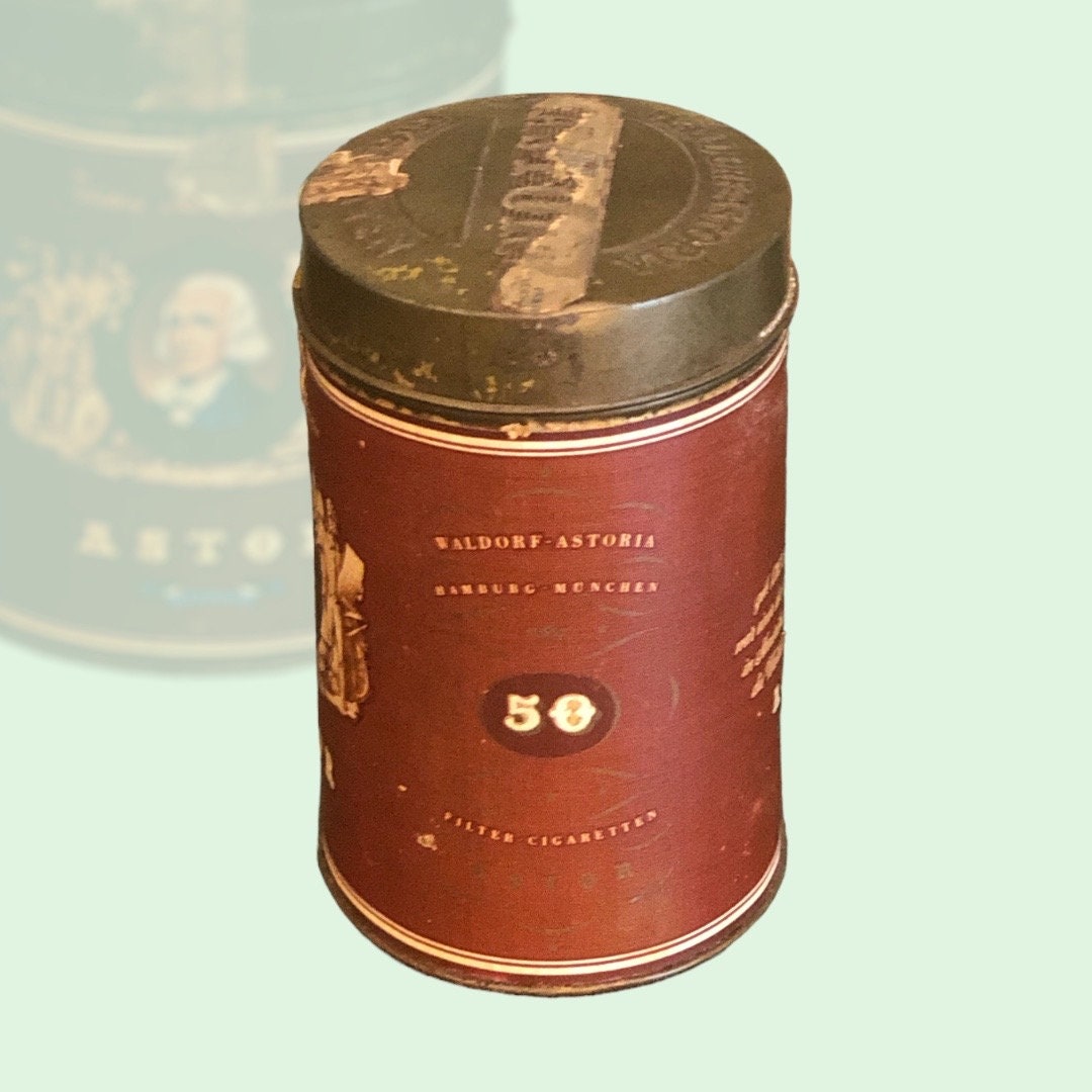 Vintage Astor Waldorf-astoria Cigarette Box - Etsy