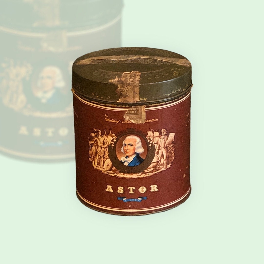 Vintage Astor Waldorf-astoria Cigarette Box - Etsy