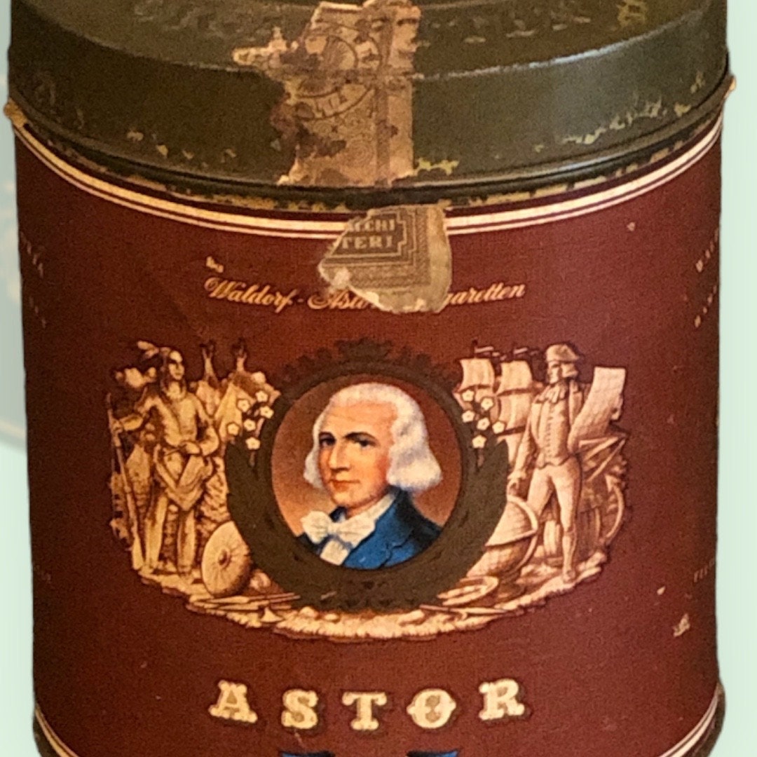 Vintage Astor Waldorf-astoria Cigarette Box - Etsy