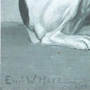 Dog Image Print "dolln" Designed by Emil W. Herz - Vintage Dog Print - Etsy