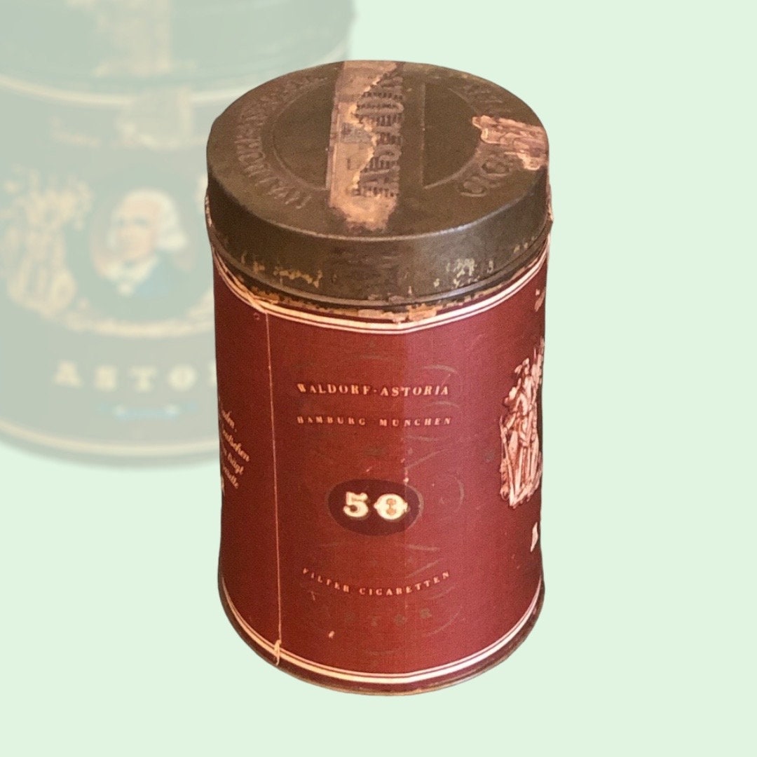 Vintage Astor Waldorf-astoria Cigarette Box - Etsy
