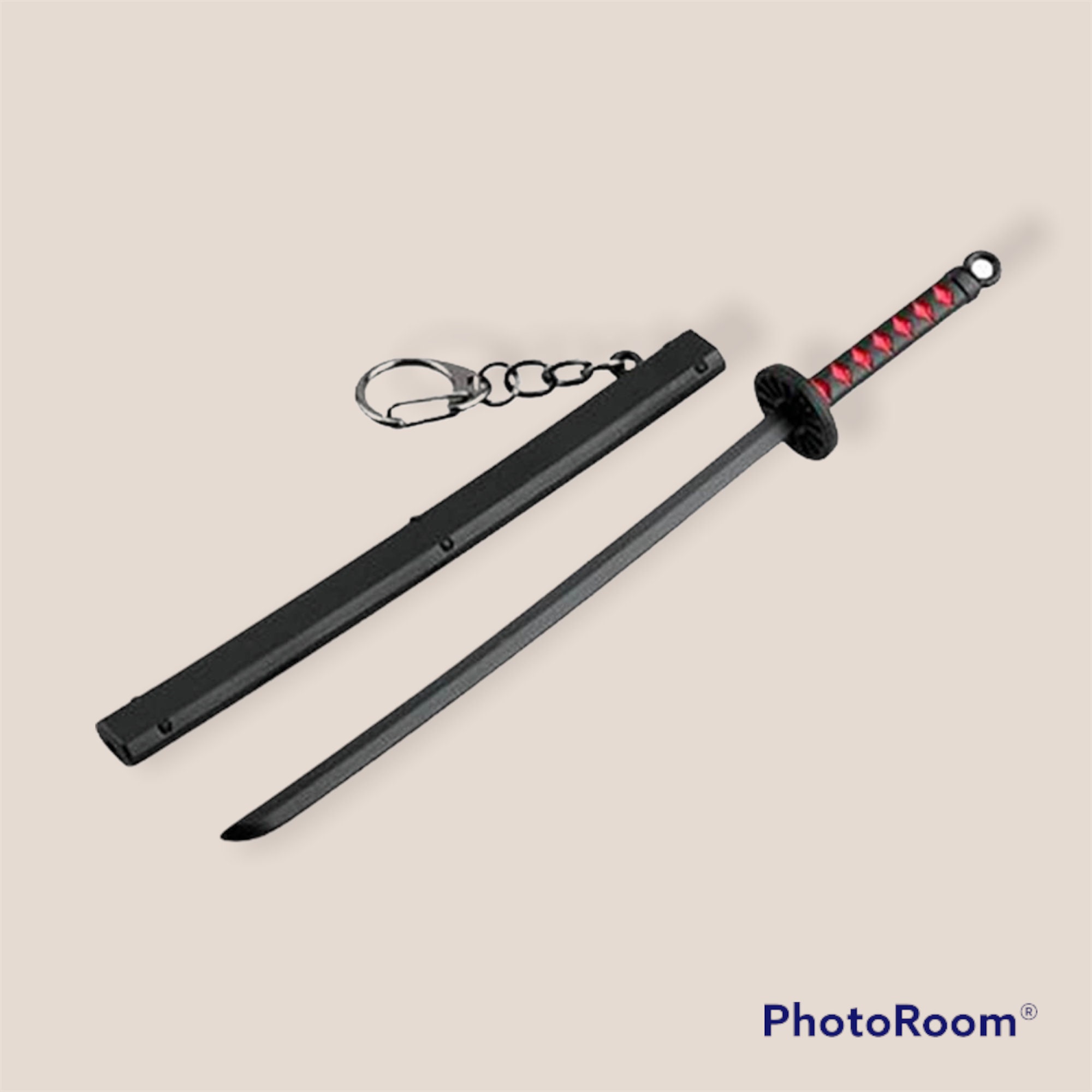 Anime Ninja Katana Toy Sword Keychains not Sharp With Free Keychain - Etsy