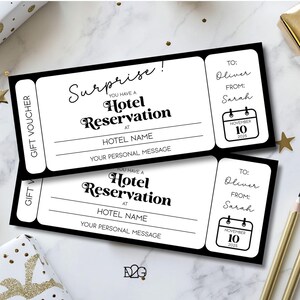 Modèle de chèque-cadeau pour un bon d'hôtel Modèle de bon pour un hôtel ...