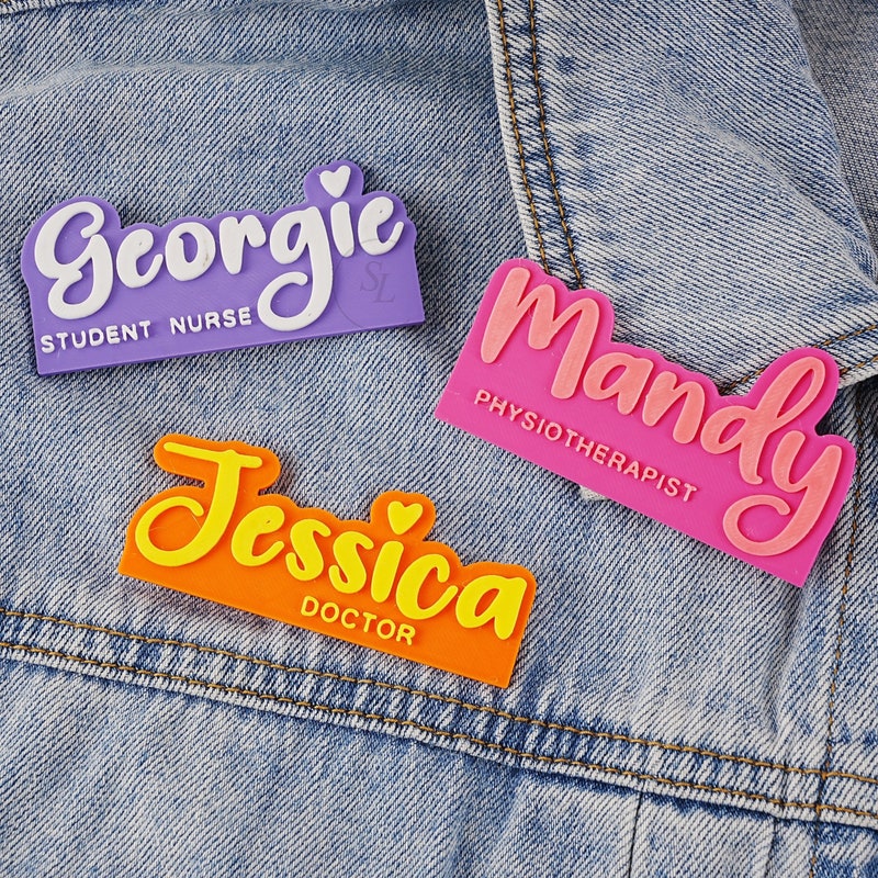 Name Badge - Etsy
