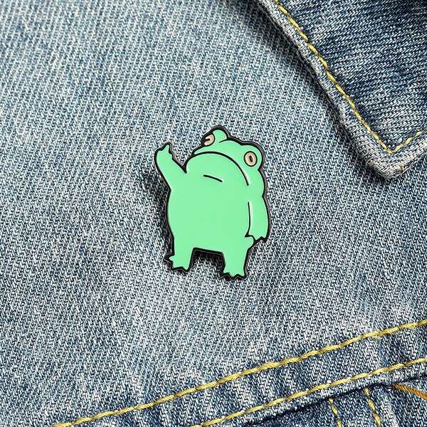 Middle Finger Frog - Etsy