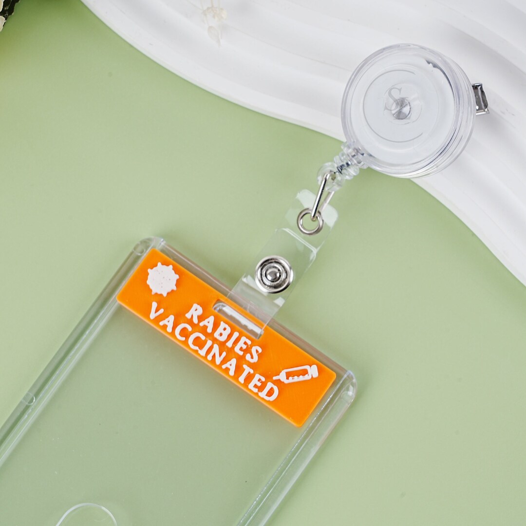 Custom Badge Buddy, Personalized 3D Printed Name Badge, Badge Reel ...