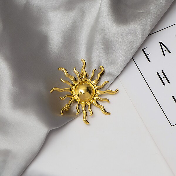 Sun Brooch - Etsy