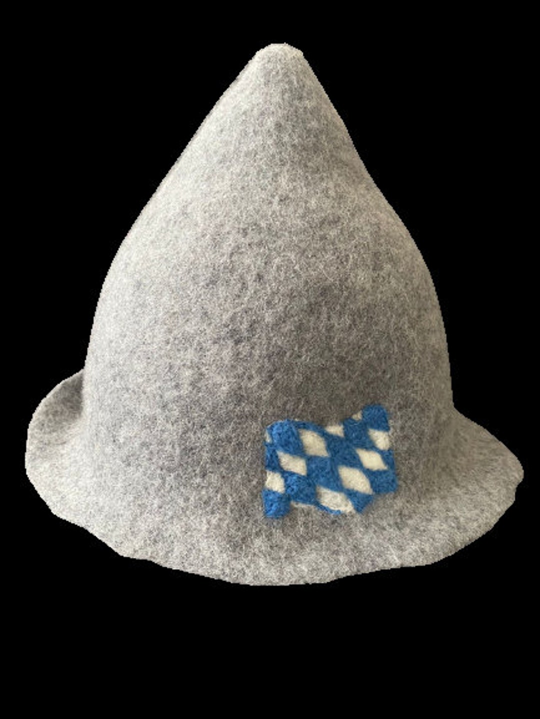 Sauna Hat Sepplhut Embroidered With Bavarian Flag - Etsy