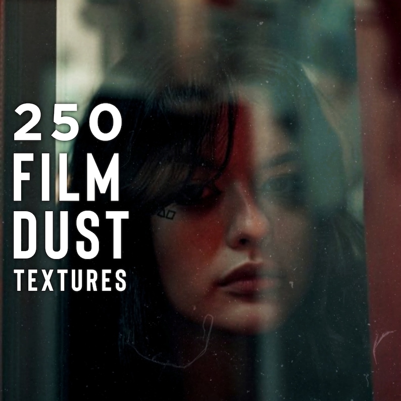 250 DUST TEXTURE OVERLAYS | Film Dust Grain and Scratch Photo Overlays ...