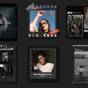 Kodak & Fuji Film Frames for Photoshop (PNG) - Etsy